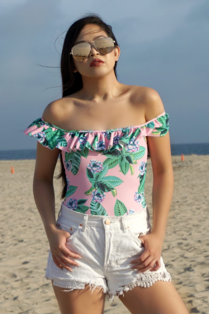 Cute Off the Shoulder One Piece Swimsuits To Try Now
