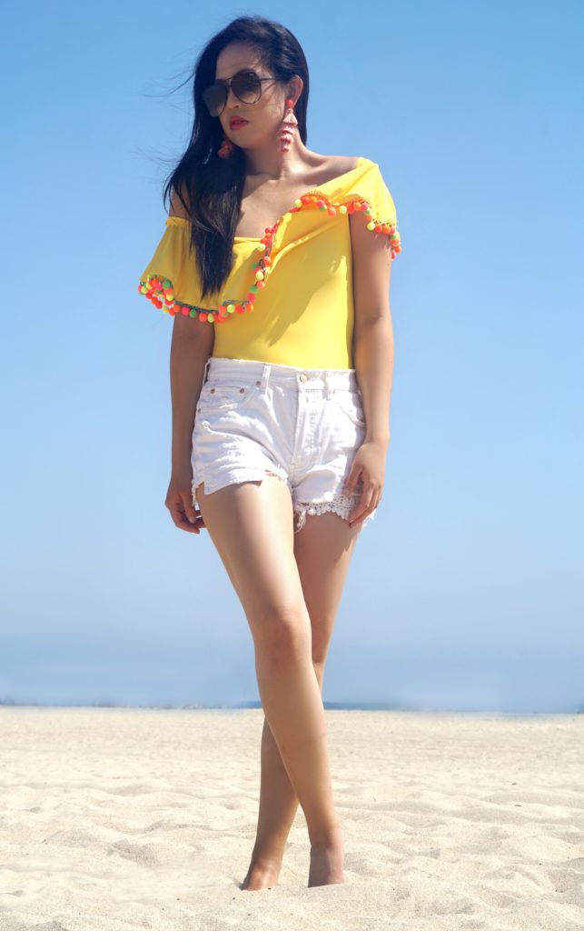 Cute Off the Shoulder One Piece Swimsuits To Try Now