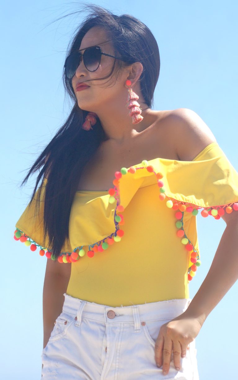 Cute Off the Shoulder One Piece Swimsuits To Try Now